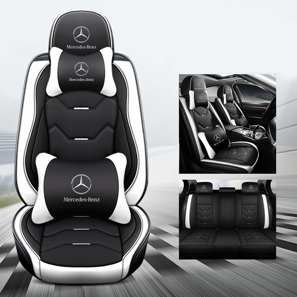 Mercedes benz leather seat covers store