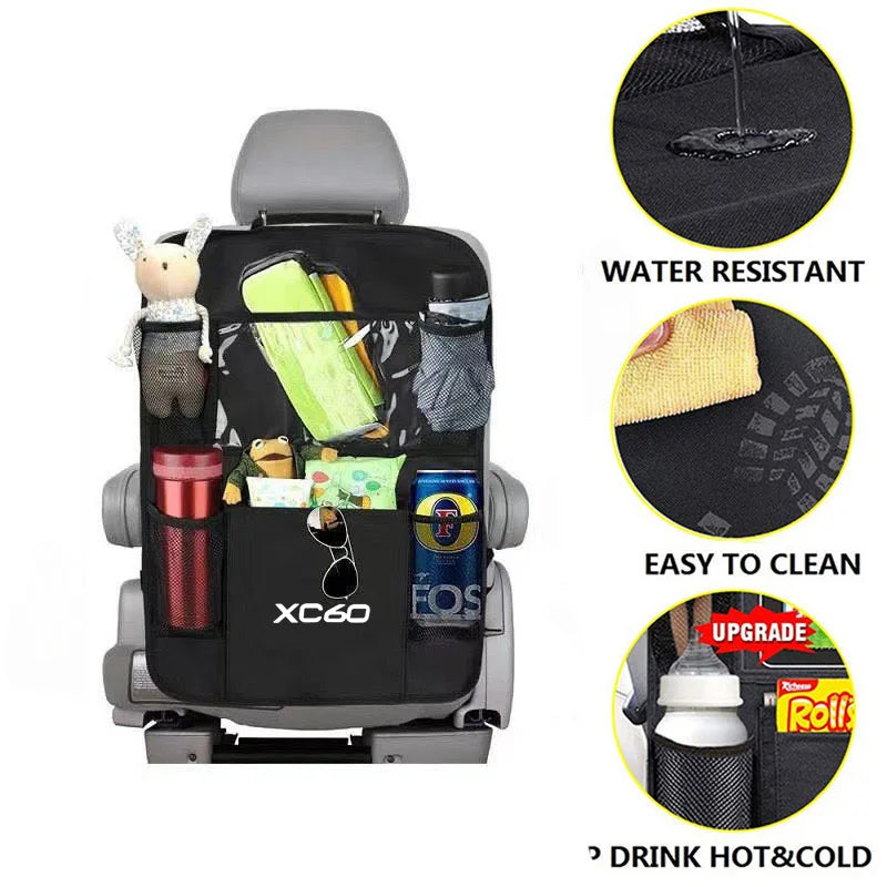 Conquer Car Clutter Car Organizers with Easy-Clean Fabric