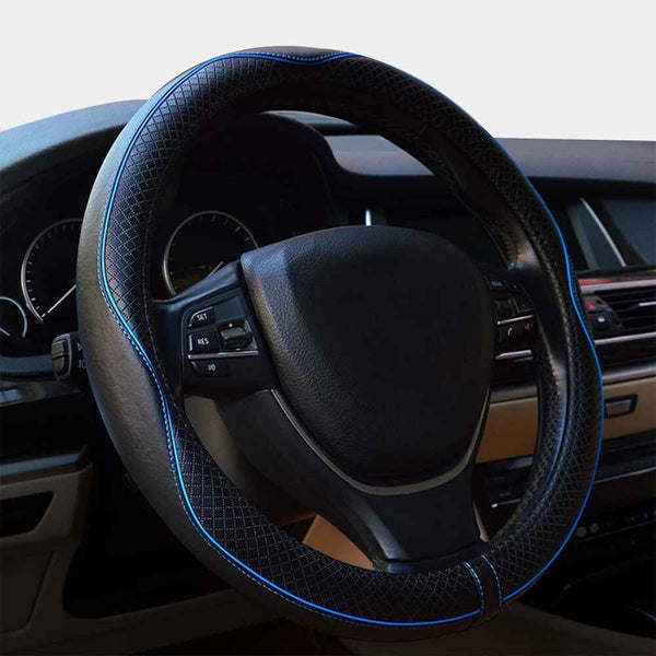 Premium GMC Steering Wheel Cover – Anti-Slip & Breathable Comfort