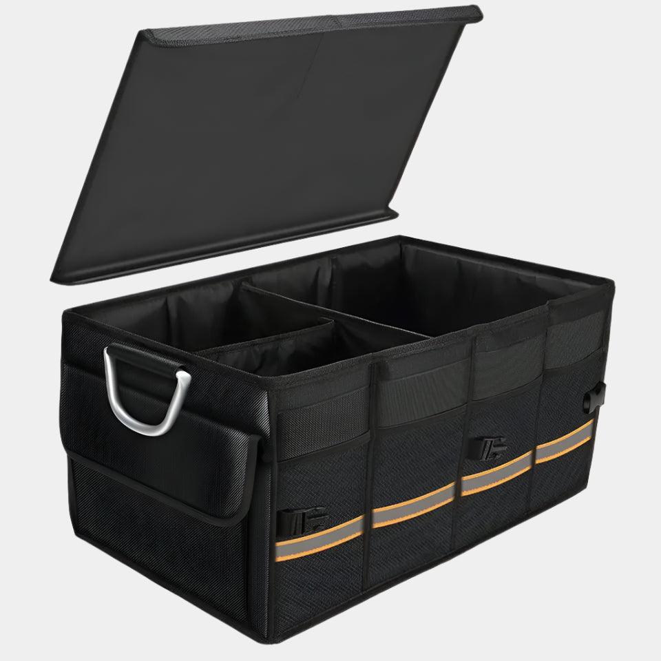 Lincoln Car Trunk Organizer - Collapsible & Multi-Compartment SUV Tool