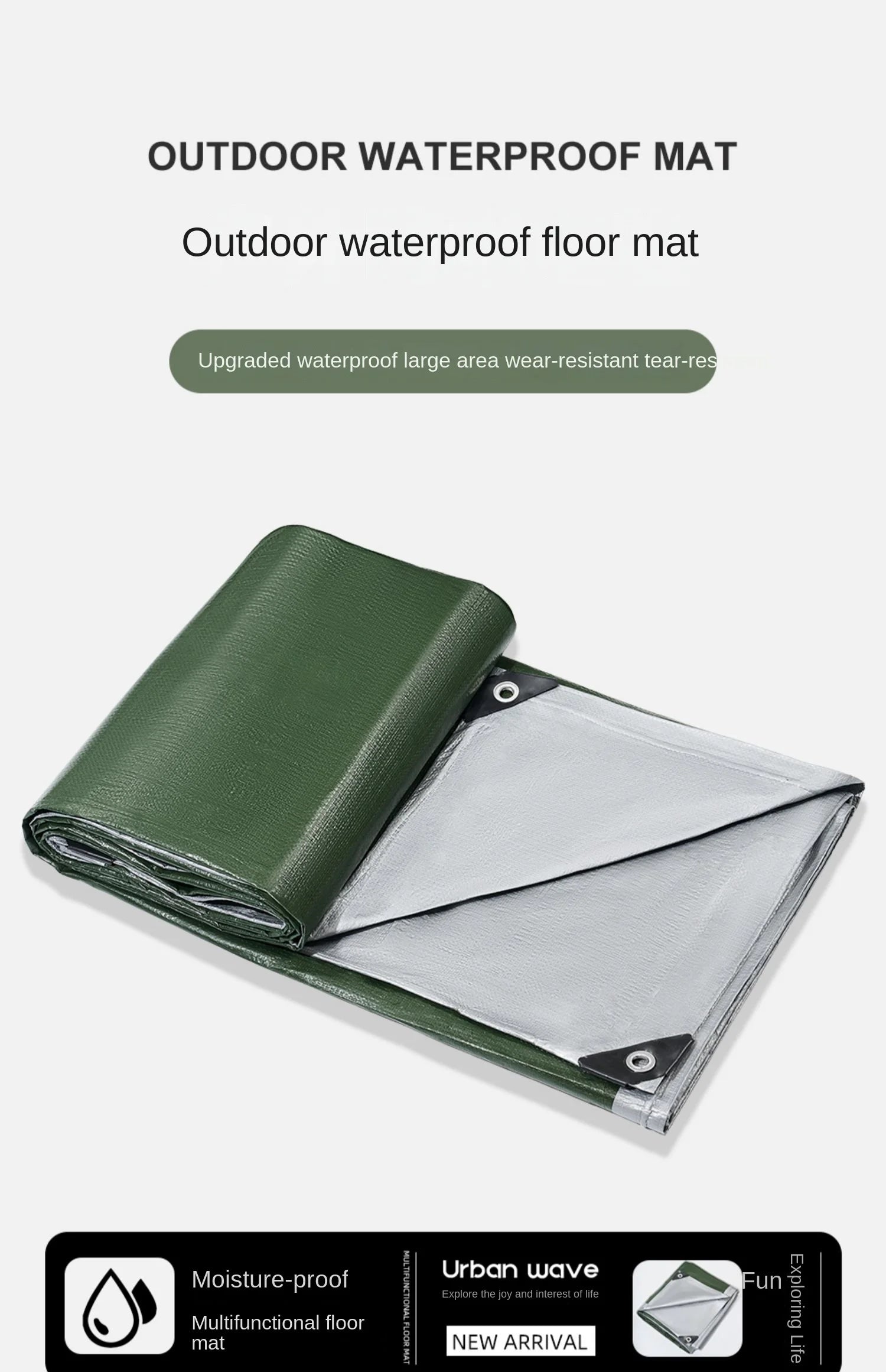 Thick Outdoor Moistureproof Camping Mat: Ideal Picnic and Beach Mat for ...