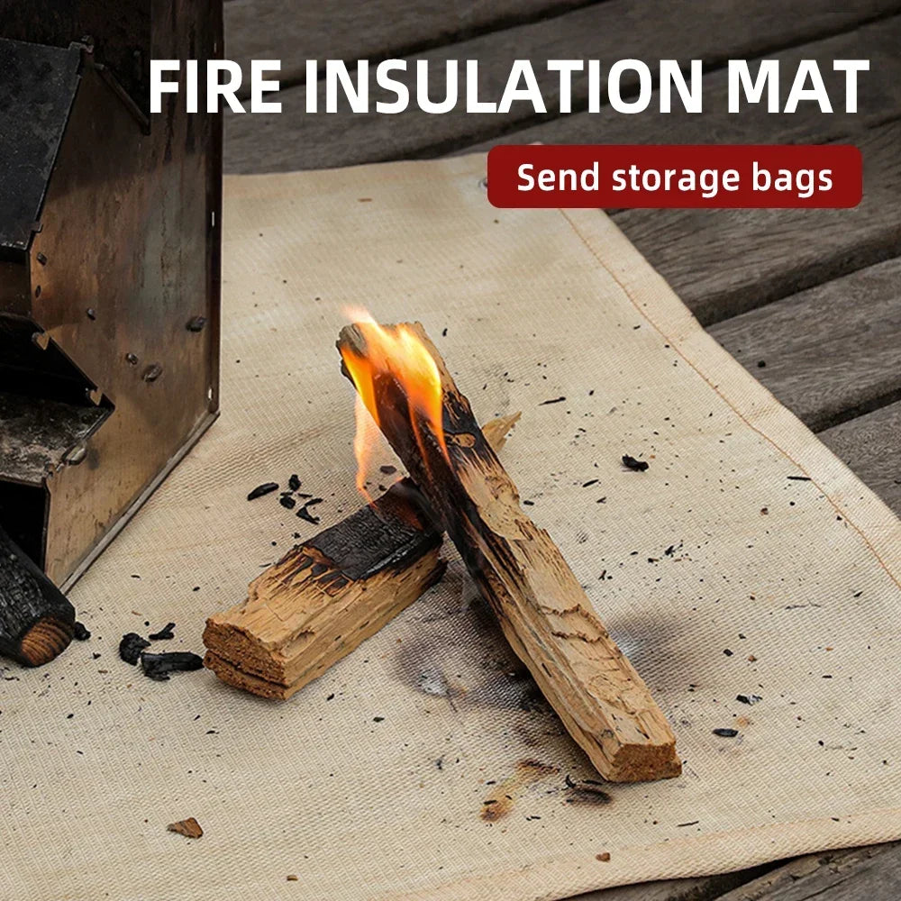 Barbecue Fire Protection Mat: High-Temperature Ironing Fire Retardant ...
