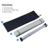 UltraPort Compact Camp Table Outdoor Folding Table, Portable Camping ...