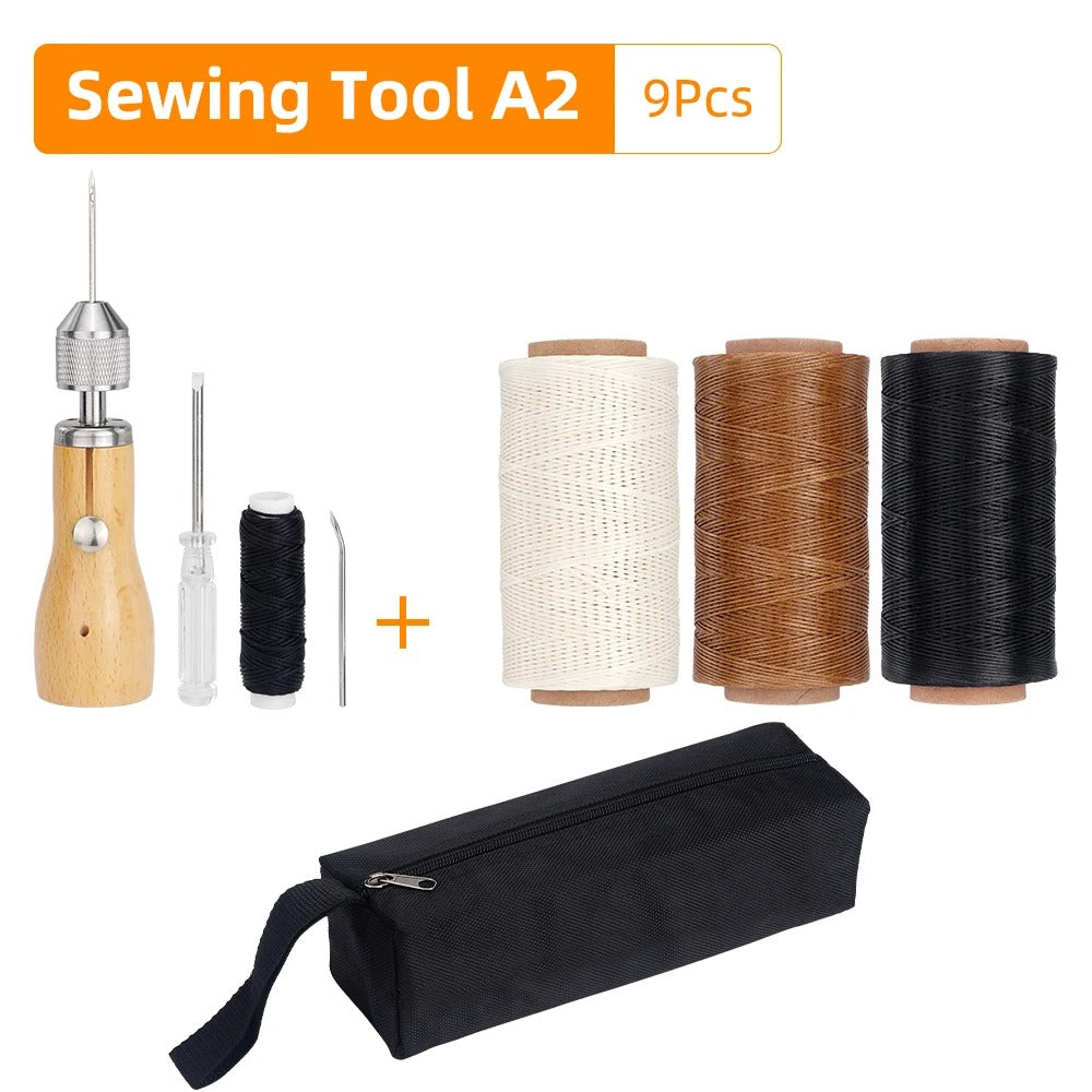 Speedy Stitcher Sewing Awl Kit - Professional Hand Stitching Tool for ...