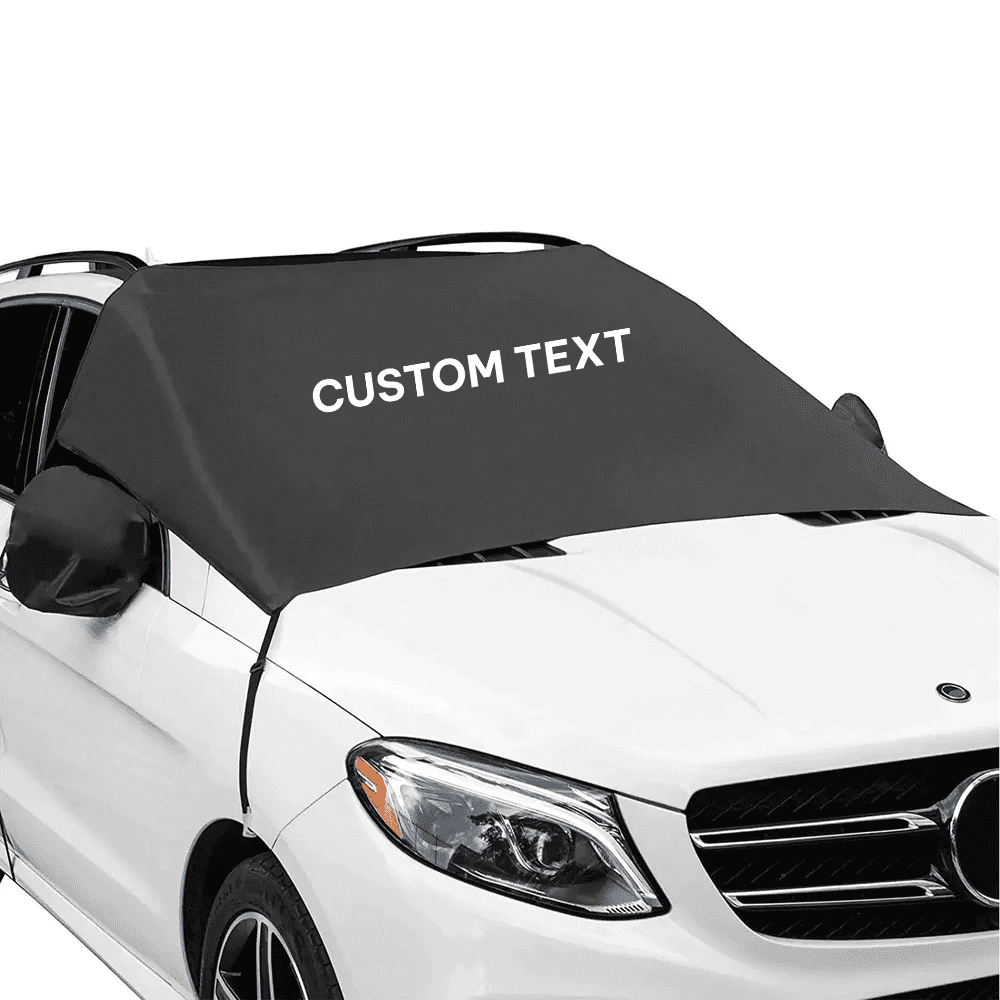 Large Windshield Cover for Ice & Snow | Removable Mirror Protection